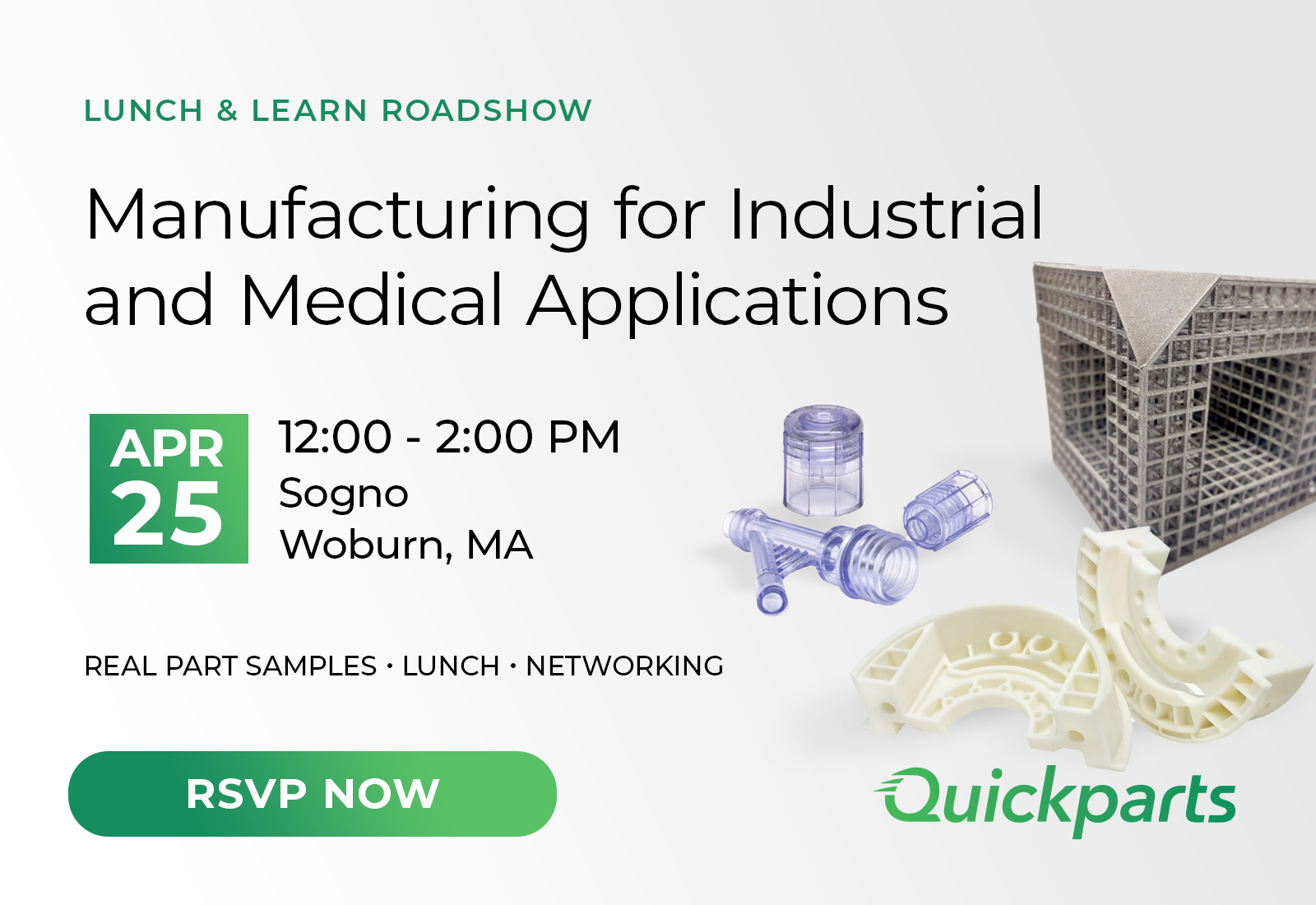 Quickparts 2024 Manufacturing Roadshows